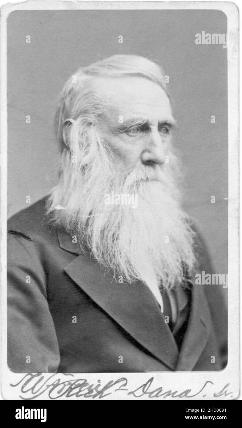 Richard henry dana sr later years Stock Photo - Alamy