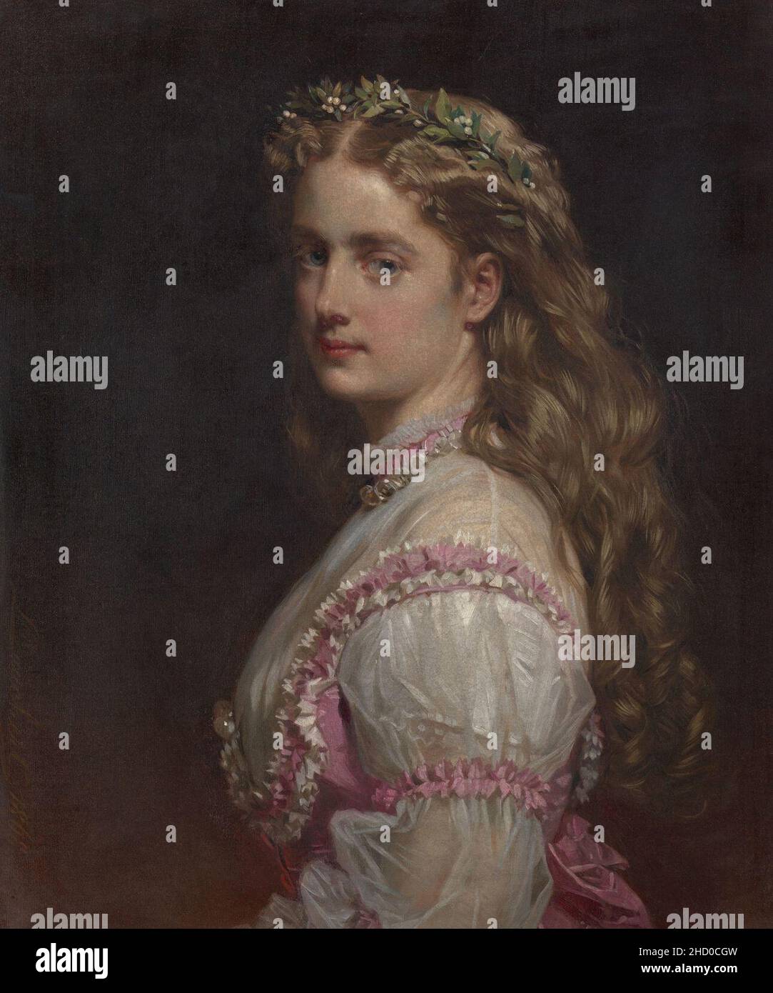 Richard Lauchert (1823-69) - Marie von Flemming, Baroness Von Ploetz ...