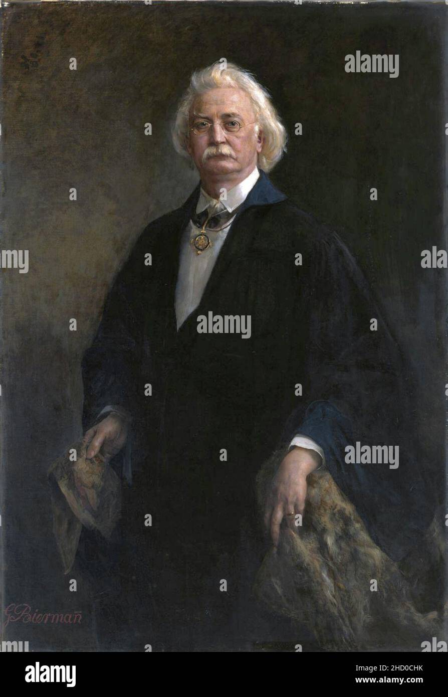 Richard Lepsius, by Gottlieb Biermann Stock Photo - Alamy