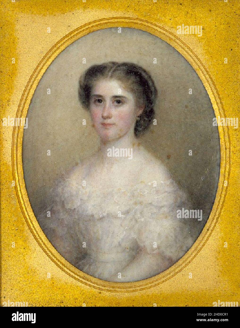Richard Morrell Staigg - Portrait of Isabel Homer Stock Photo - Alamy