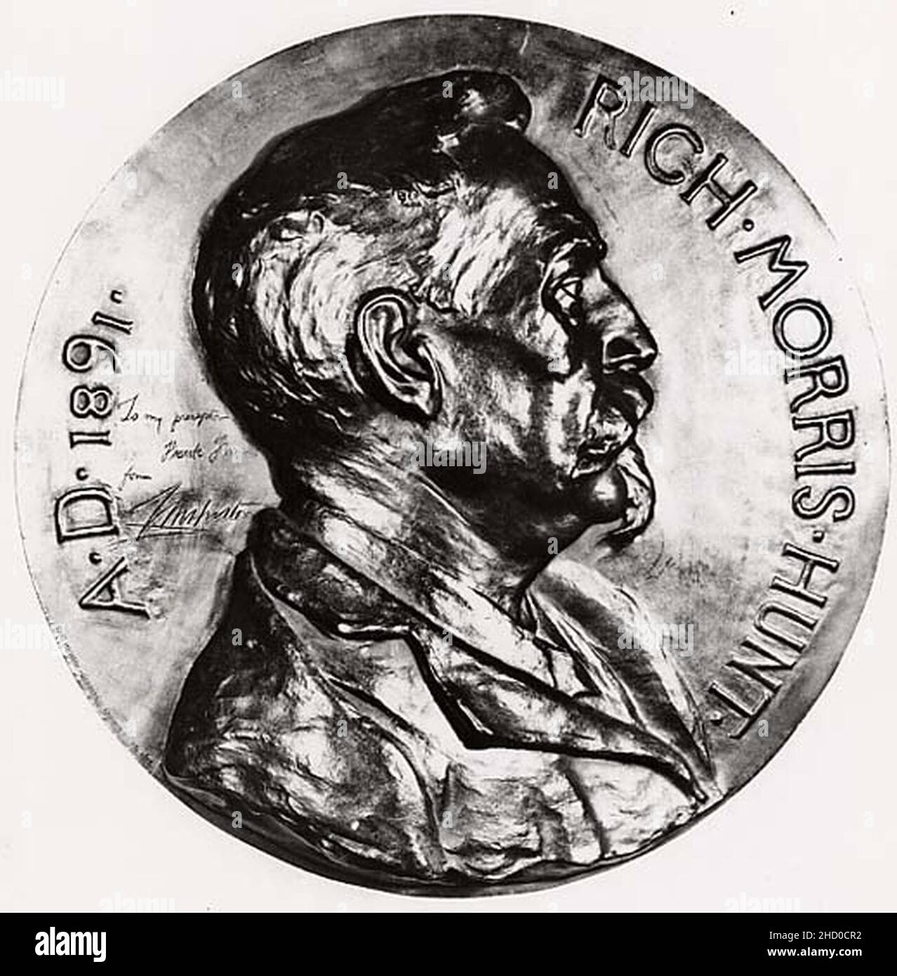 Richard Morris Hunt by Karl Bitter Stock Photo - Alamy