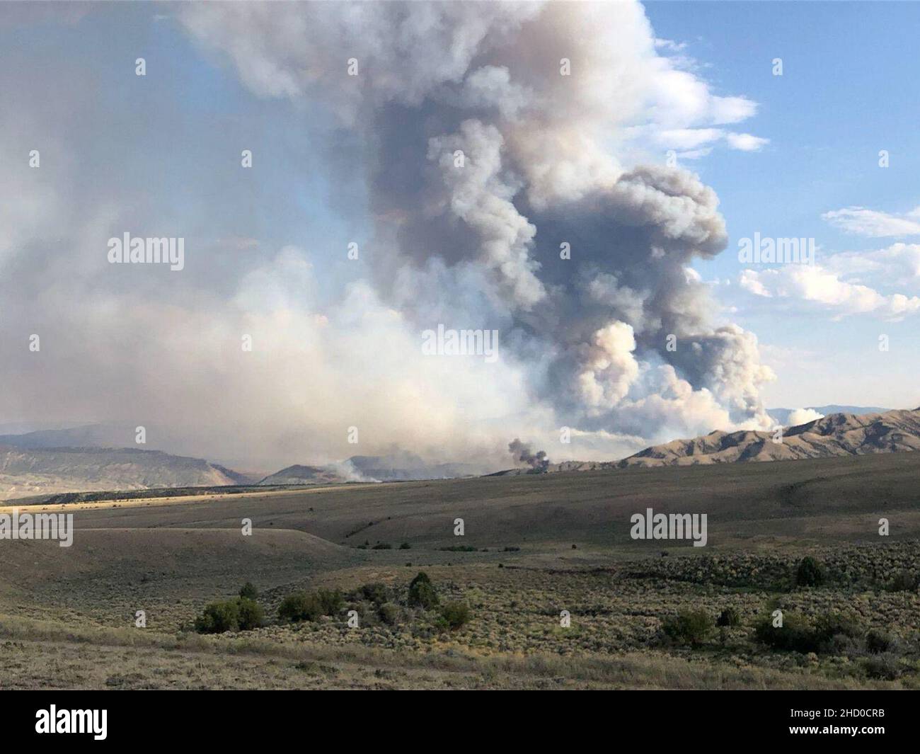 Richard Mountain fire Stock Photo - Alamy
