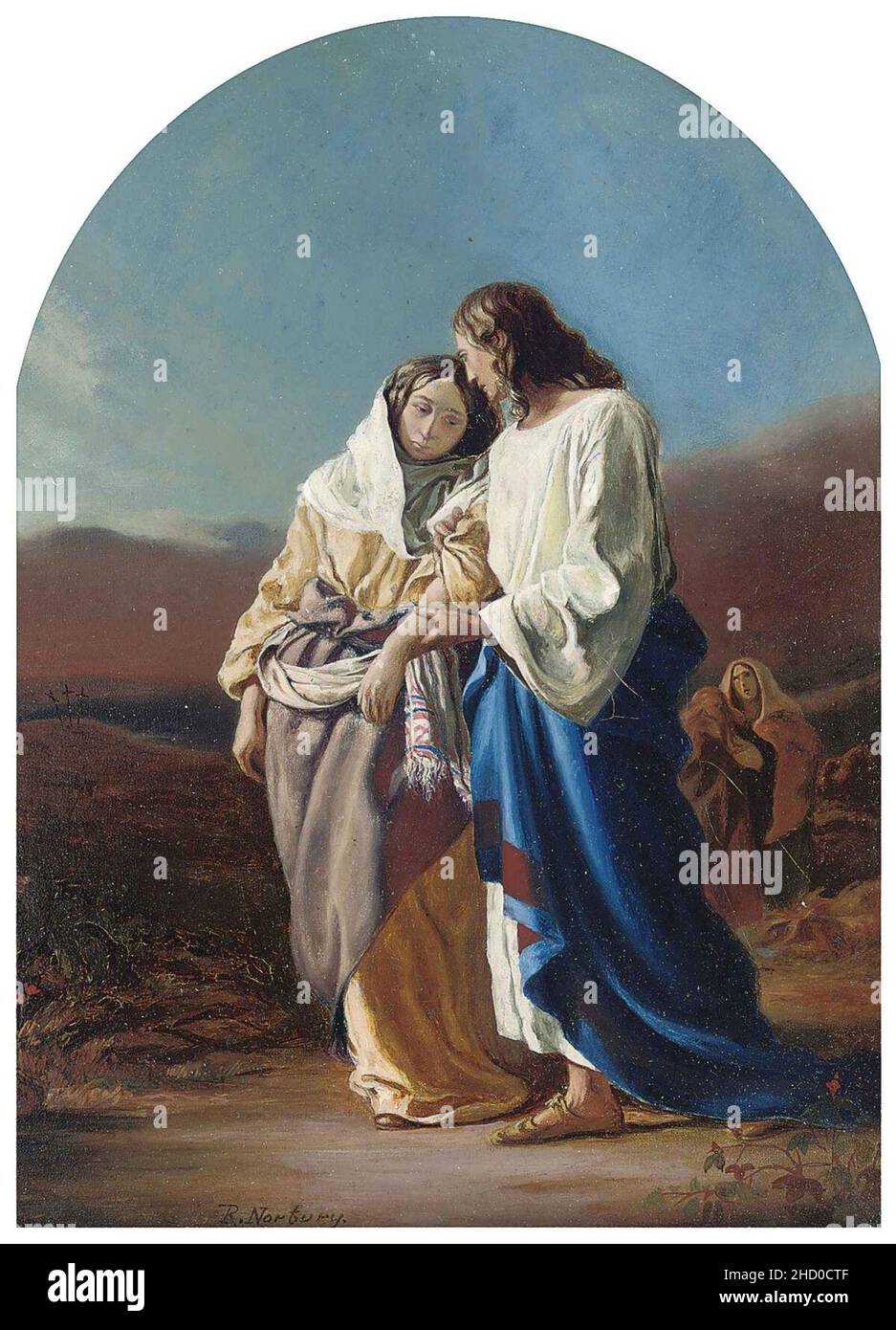 Richard Norbury - Jesus and Mary Stock Photo - Alamy