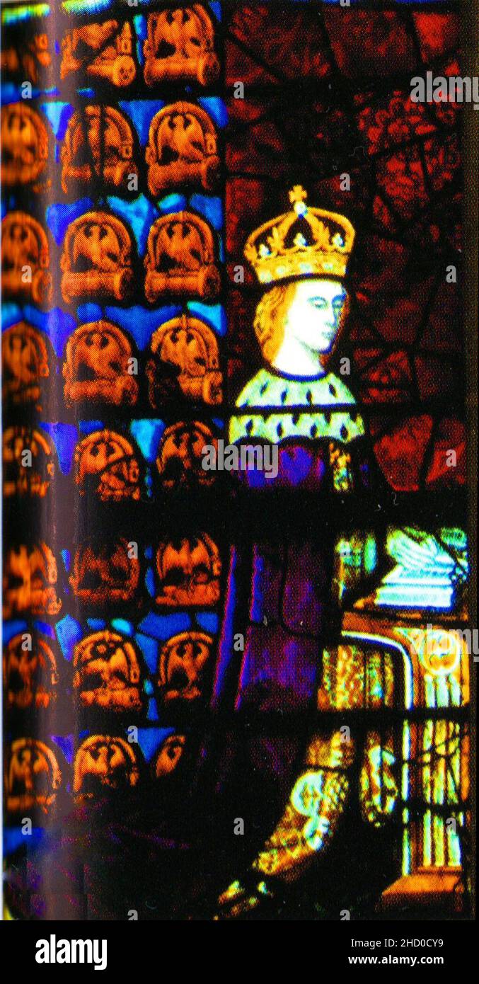 Richard of Shrewsbury Royal Window Canterbury Stock Photo - Alamy