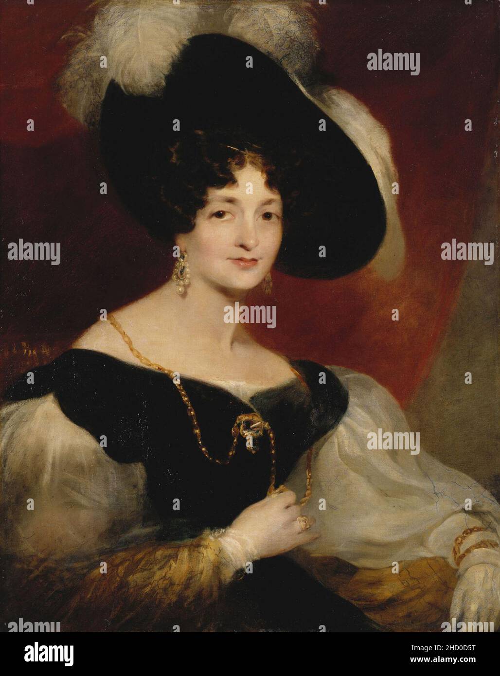 Richard Rothwell (1800-68) - Victoria, Duchess of Kent (1788-1861 Stock ...