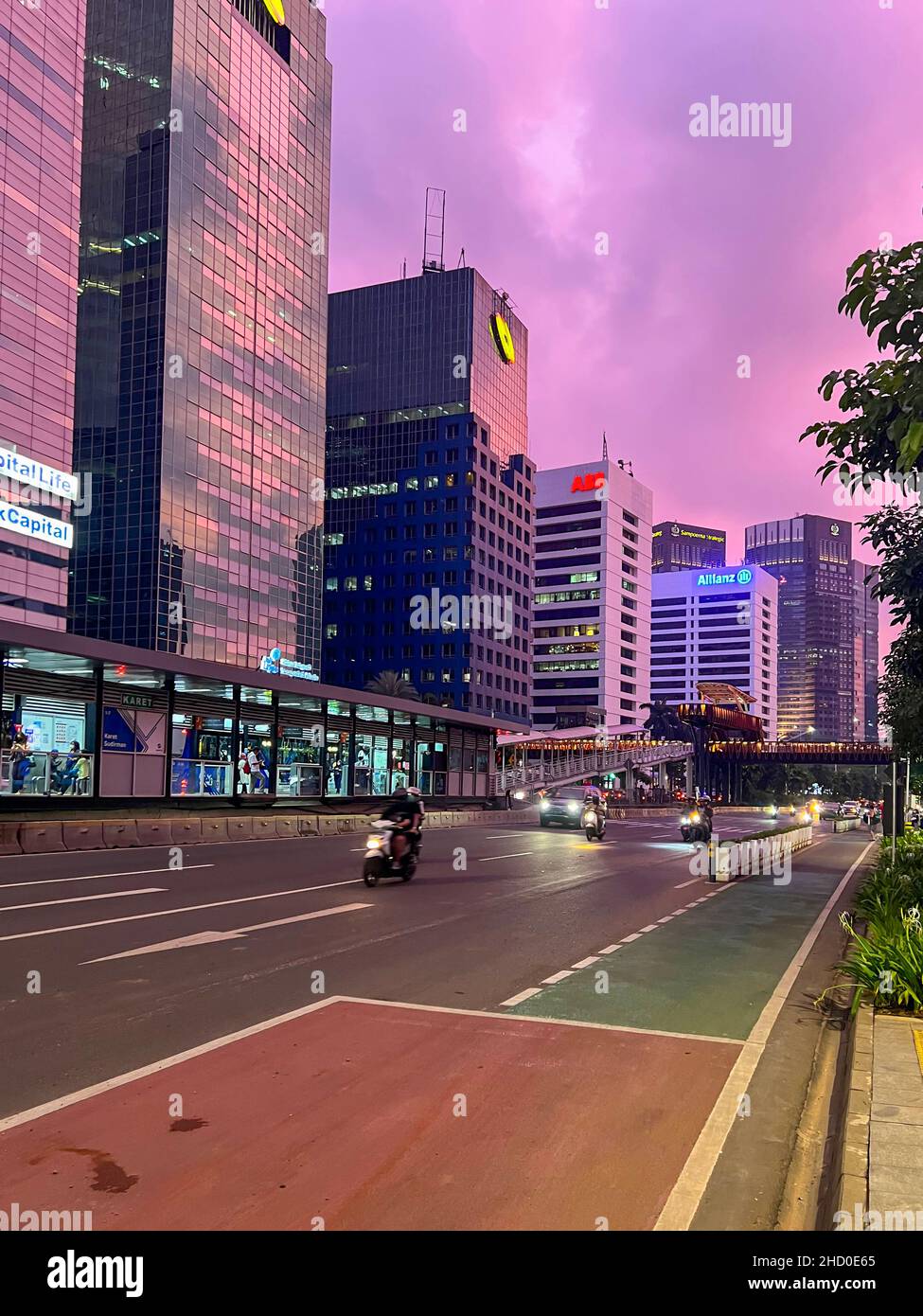 Jakarta sunrise 2 hi-res stock photography and images - Alamy