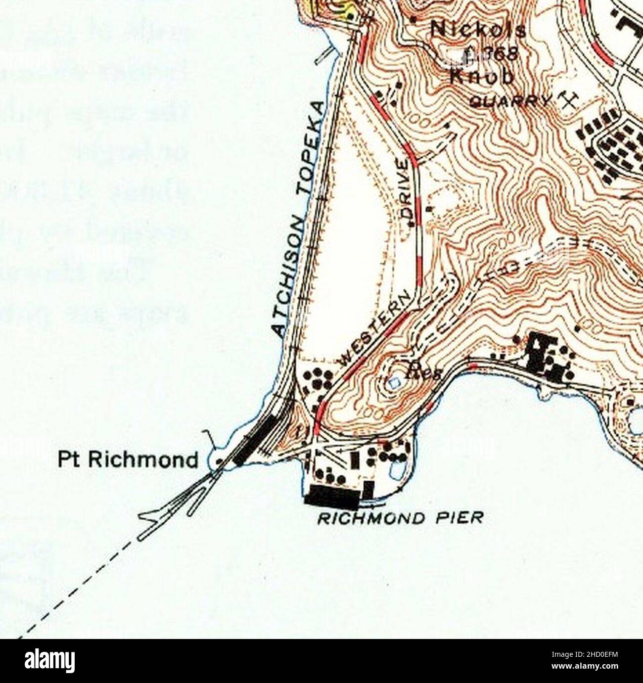 Richmond Terminal 1 1948 Stock Photo - Alamy