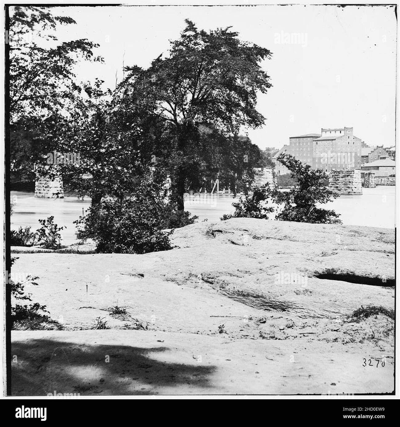 Richmond, Virginia. Ruins of Mayo's bridge Stock Photo - Alamy
