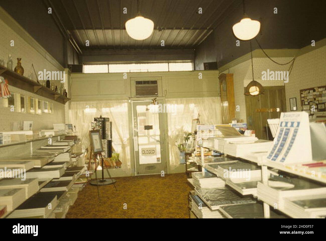 Rickeman Grocery Building interior 1980 Stock Photo - Alamy