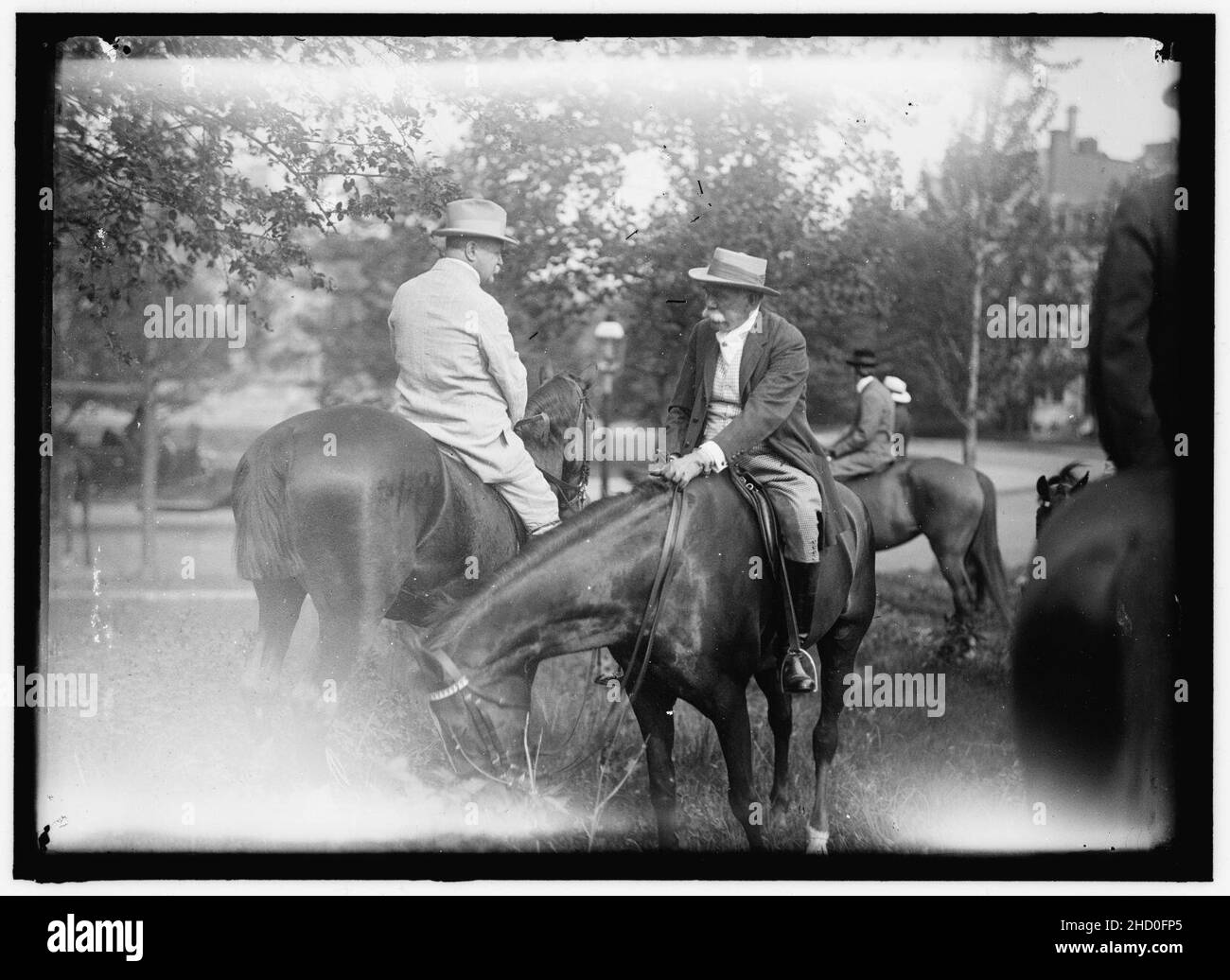 RIDING AND HUNT CLUB. GENERAL SCRIVEN AND COL. THOMPSON Stock Photo - Alamy
