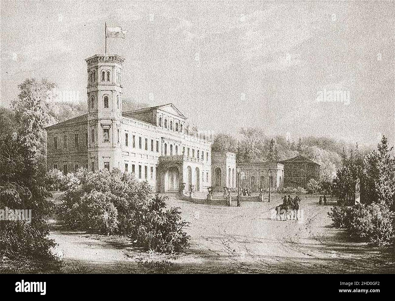 Rietavas in 19c Stock Photo - Alamy