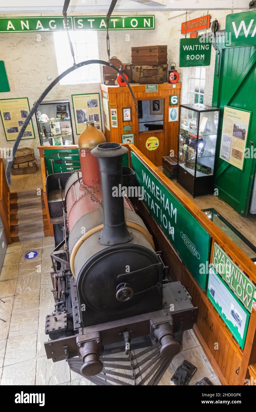 Corfe castle station museum hi-res stock photography and images - Alamy