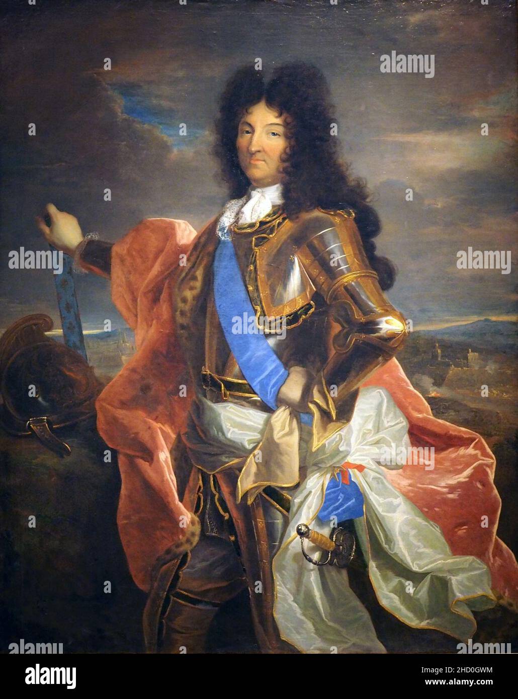 Rigaud Konig Ludwig XIV Stock Photo - Alamy