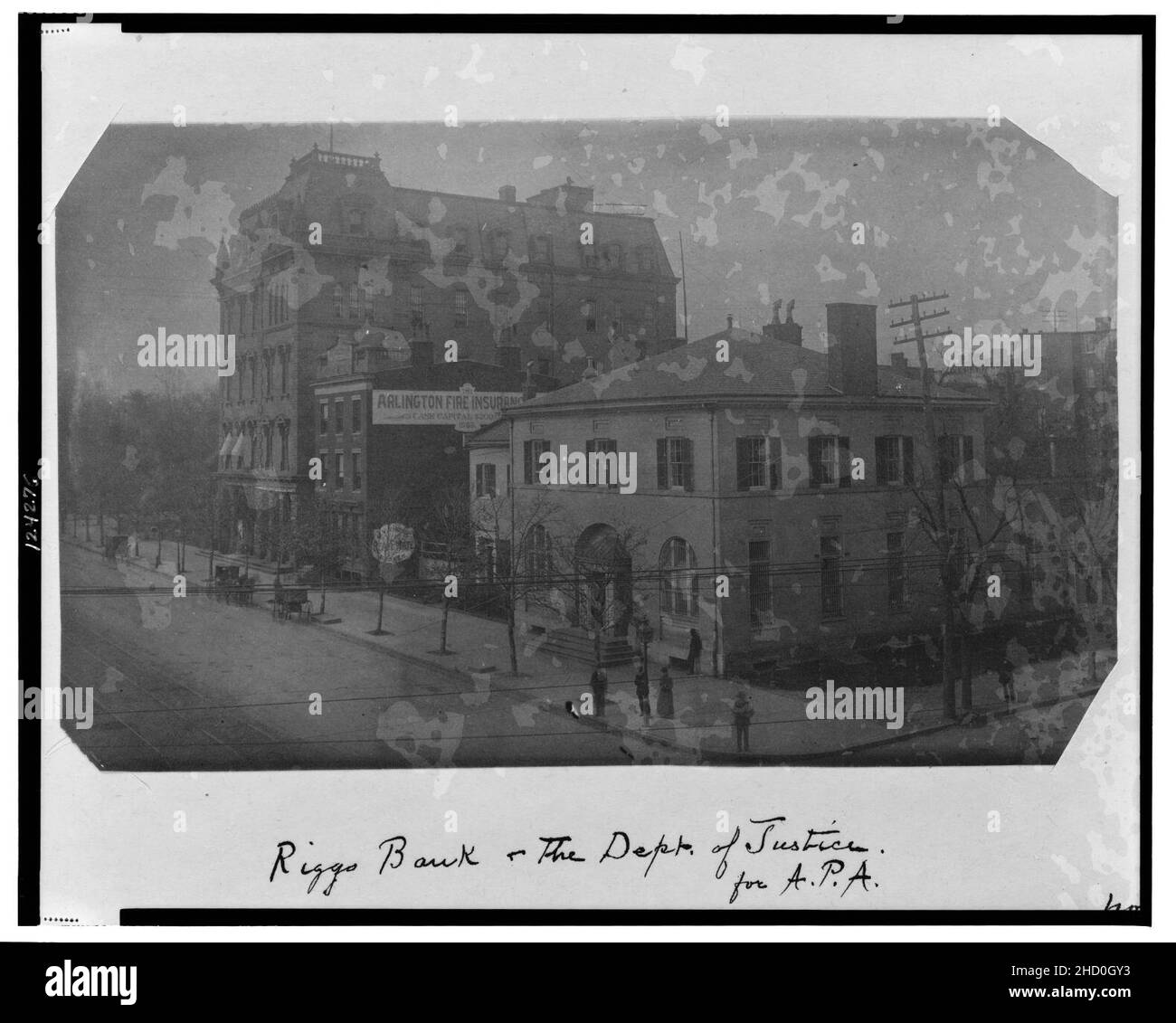 Riggs Bank - the Dept. of Justice for A.P.A Stock Photo - Alamy