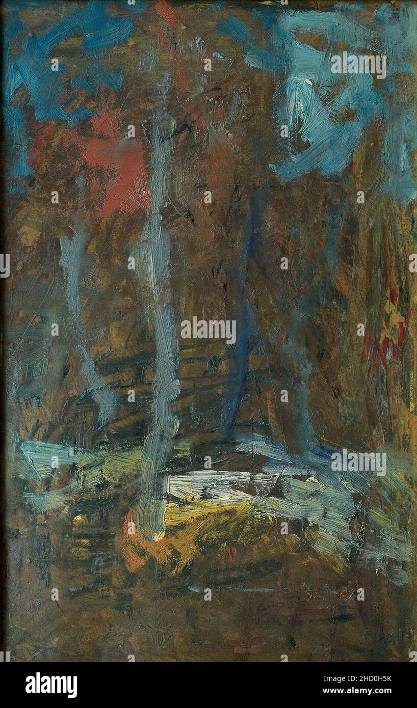 Rihard Jakopič - Gozd v jeseni II Stock Photo - Alamy