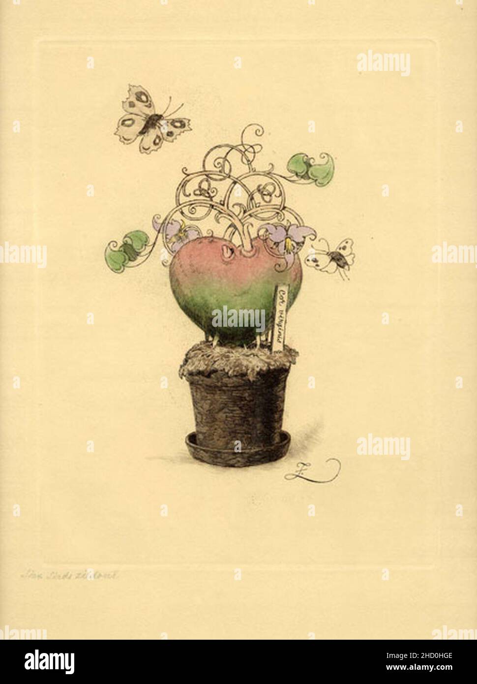 Rihards Zariņš, sheet of cycle ''Sirds temperamenti'', end of 1920s ...