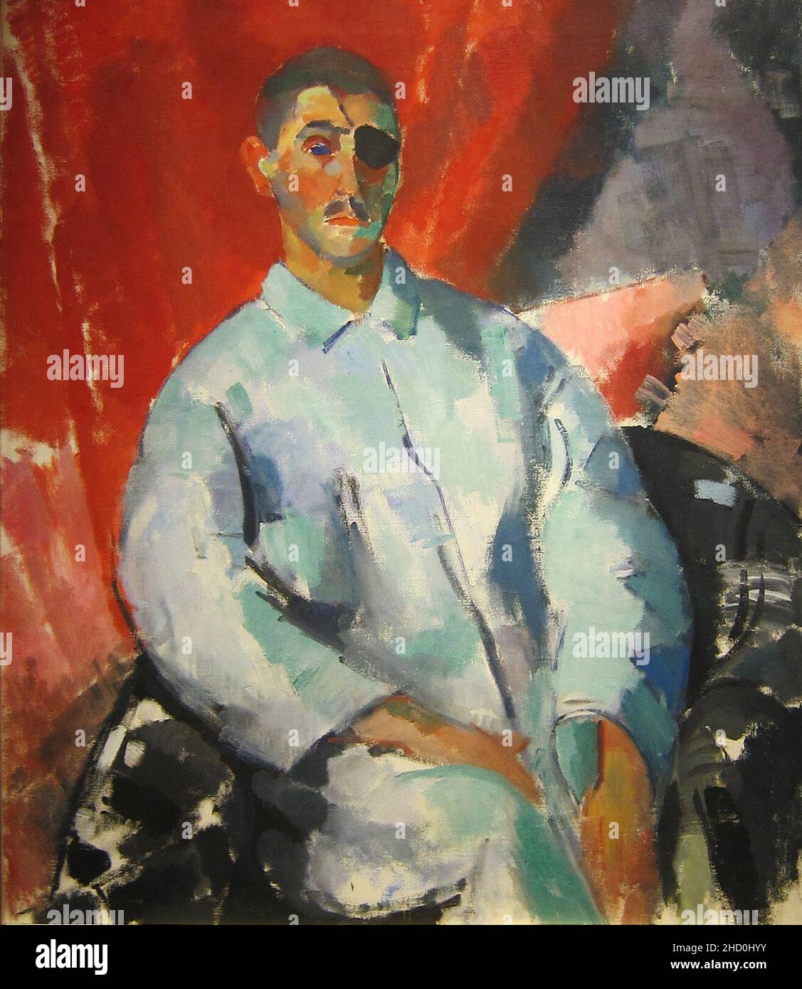 Rik Wouters (1882-1916) Zelfportret met ooglap (1915) Schepenhuis ...