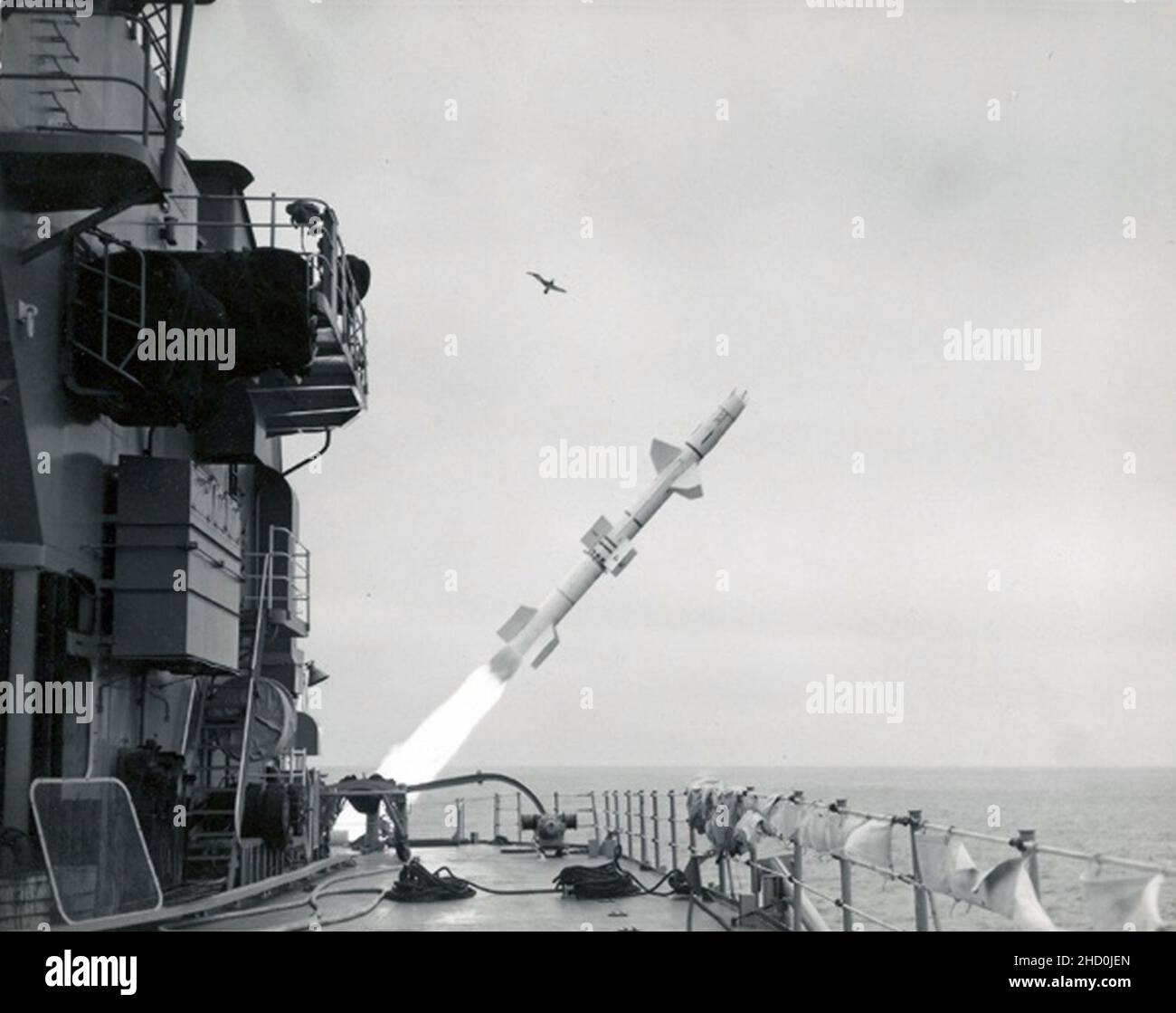 RIM-8 Talos launch from CLG-5 1961 Stock Photo - Alamy