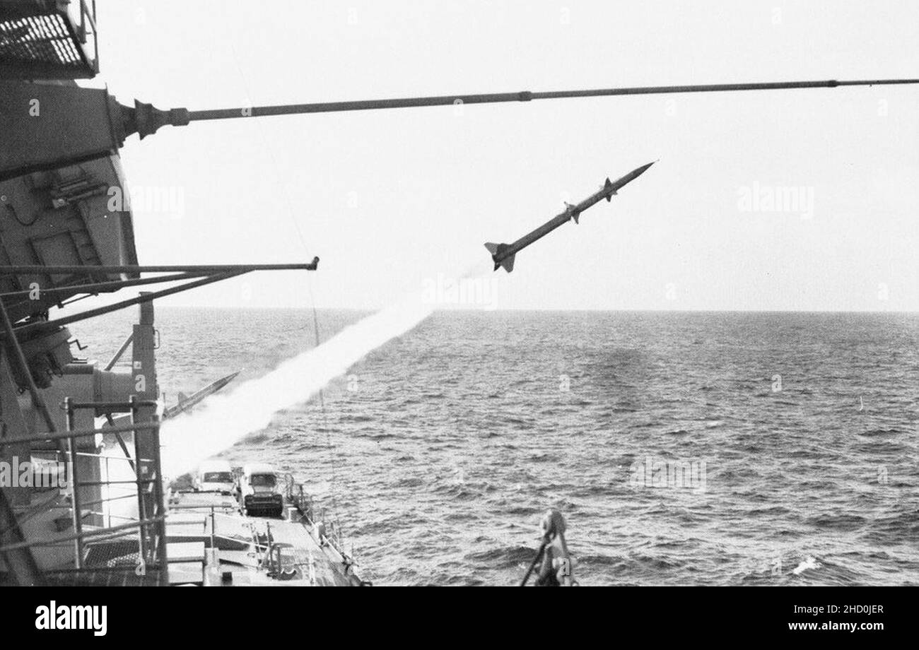 Rim 2 terrier missile Black and White Stock Photos & Images - Alamy