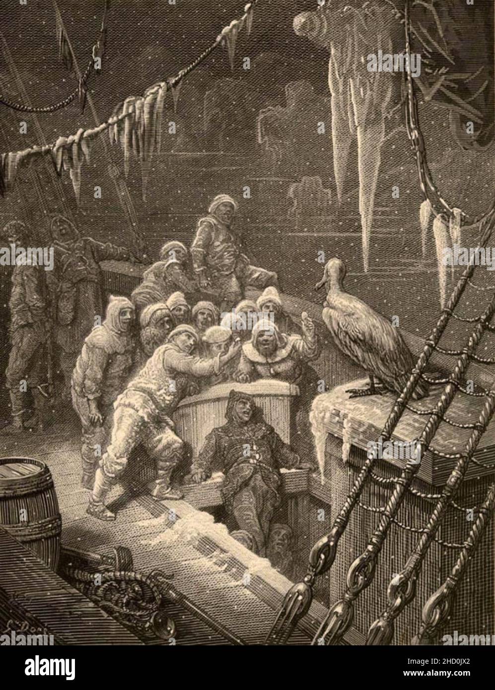 Rime of the Ancient Mariner-Albatross-Dore Stock Photo - Alamy