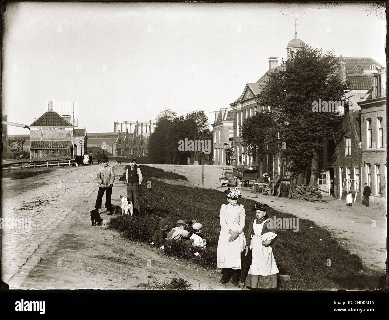 Ringdijk 1-1A-1B-2-3-4(ged) (vlnr) Jacob Olie (max res Stock Photo - Alamy