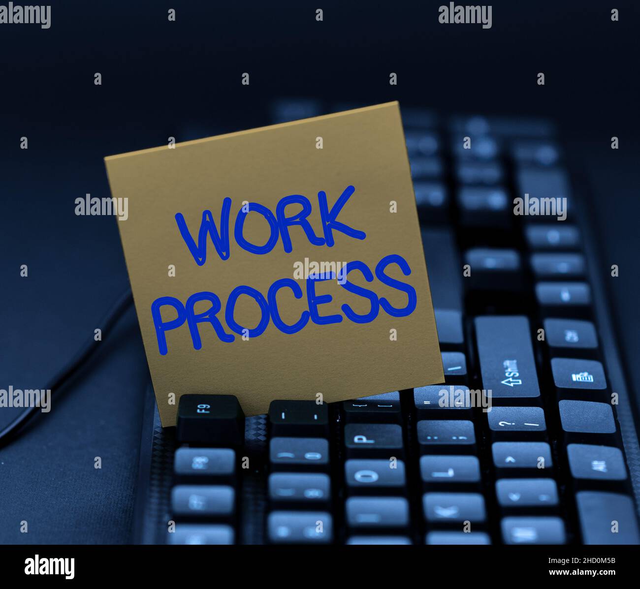 Text sign showing Work Process. Conceptual photo Standard procedures ...