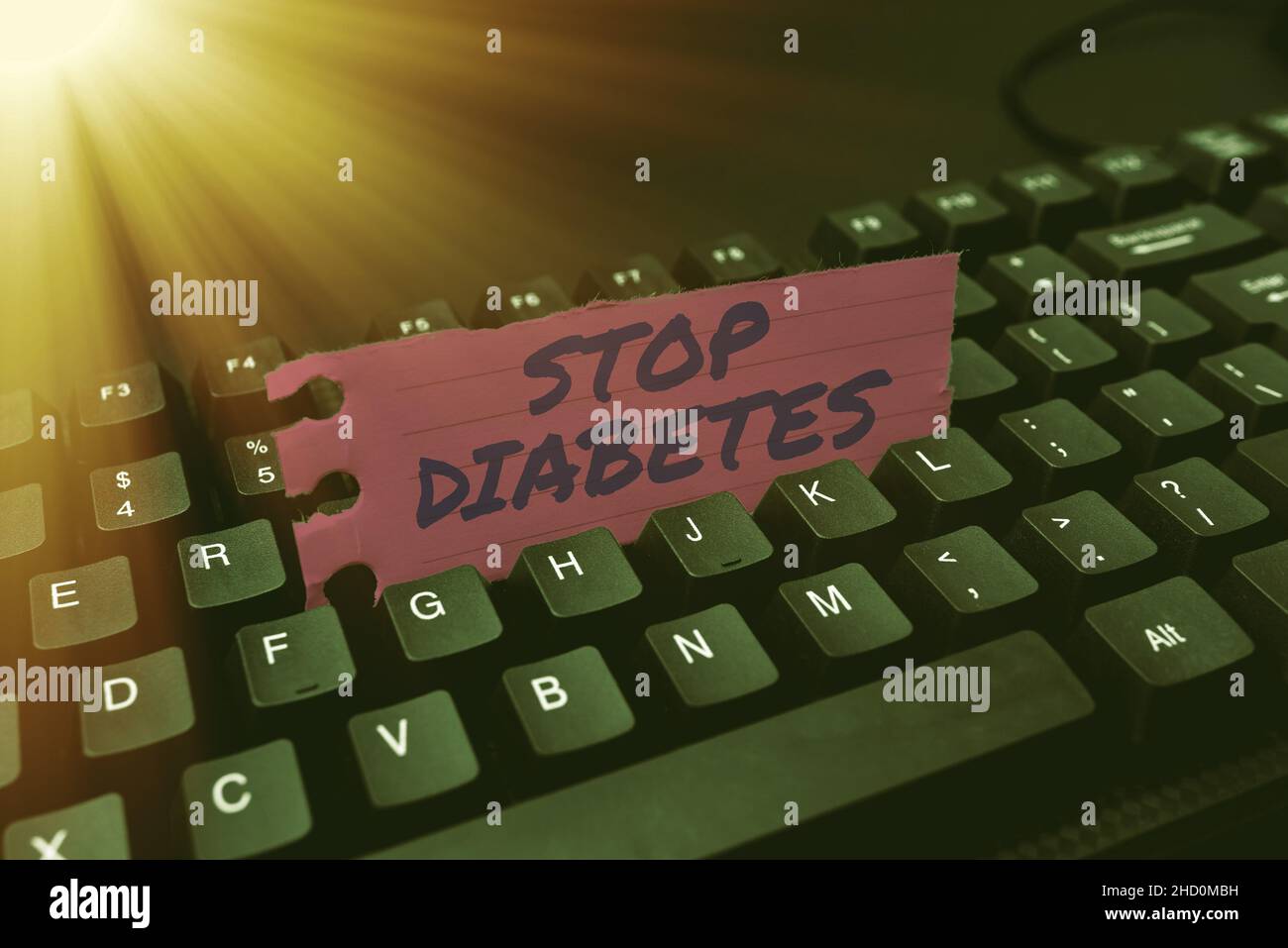 Sign displaying Stop Diabetes. Conceptual photo Blood Sugar Level is ...