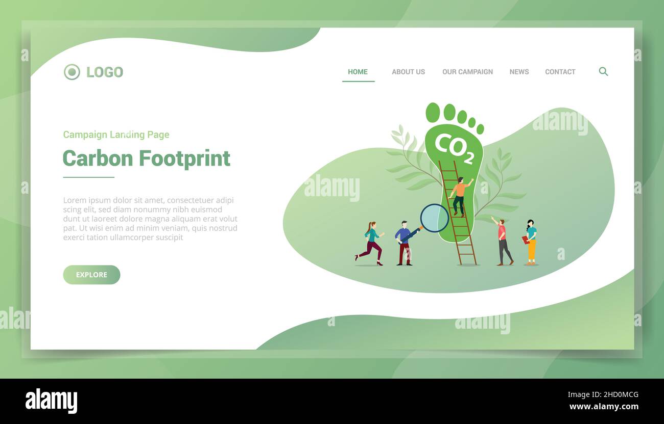 co2 carbondioxide carbon dioxide concept for website template landing ...