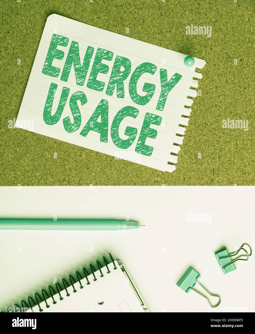 Hand writing sign Energy Usage. Concept meaning Amount of energy ...