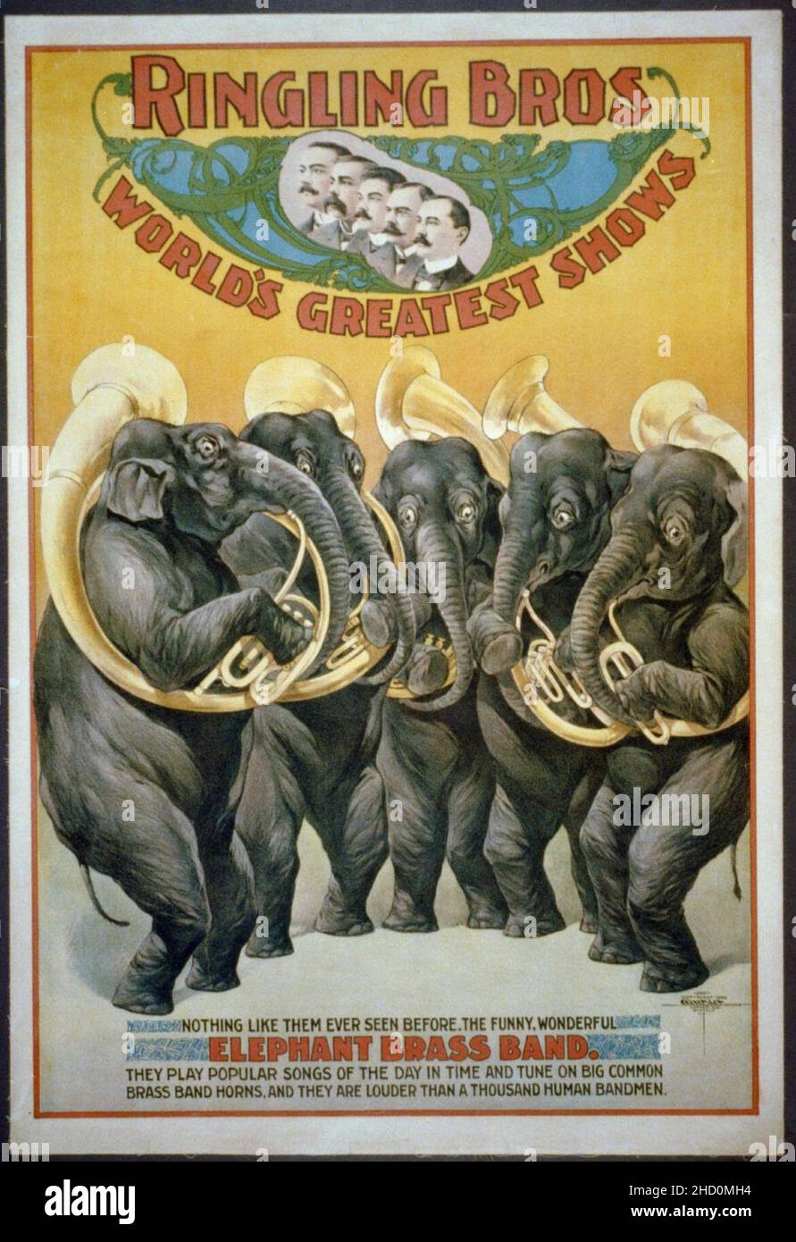 Ringling Bros. World's Greatest Shows ... the Funny, Wonderful Elephant ...
