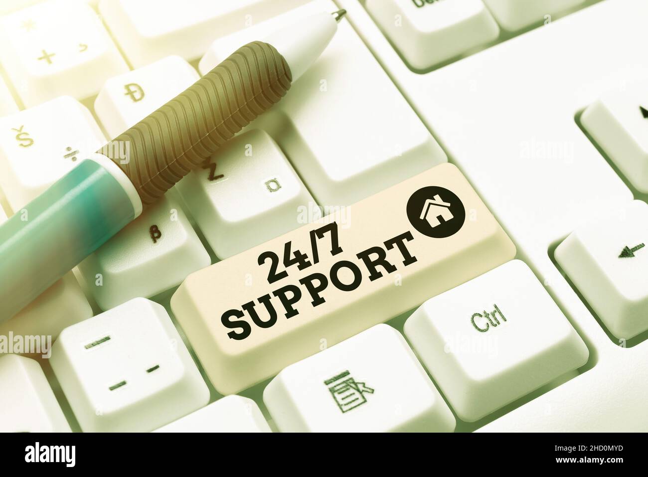 Conceptual display 24 Or 7 Support. Business concept Giving assistance ...
