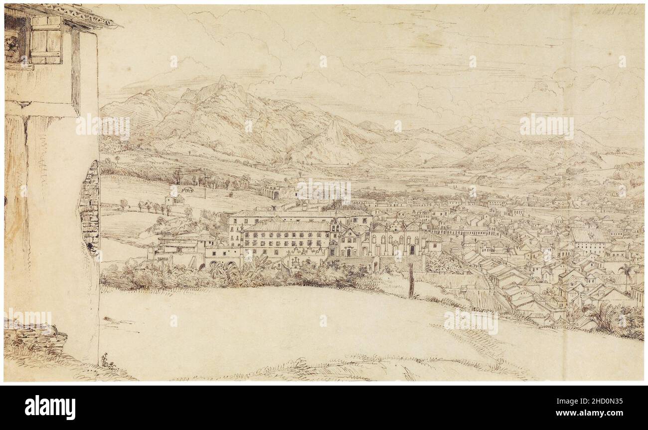 Rio Janeiro Valley of Rio Comprido and Tejuca from Telegraph, da ...