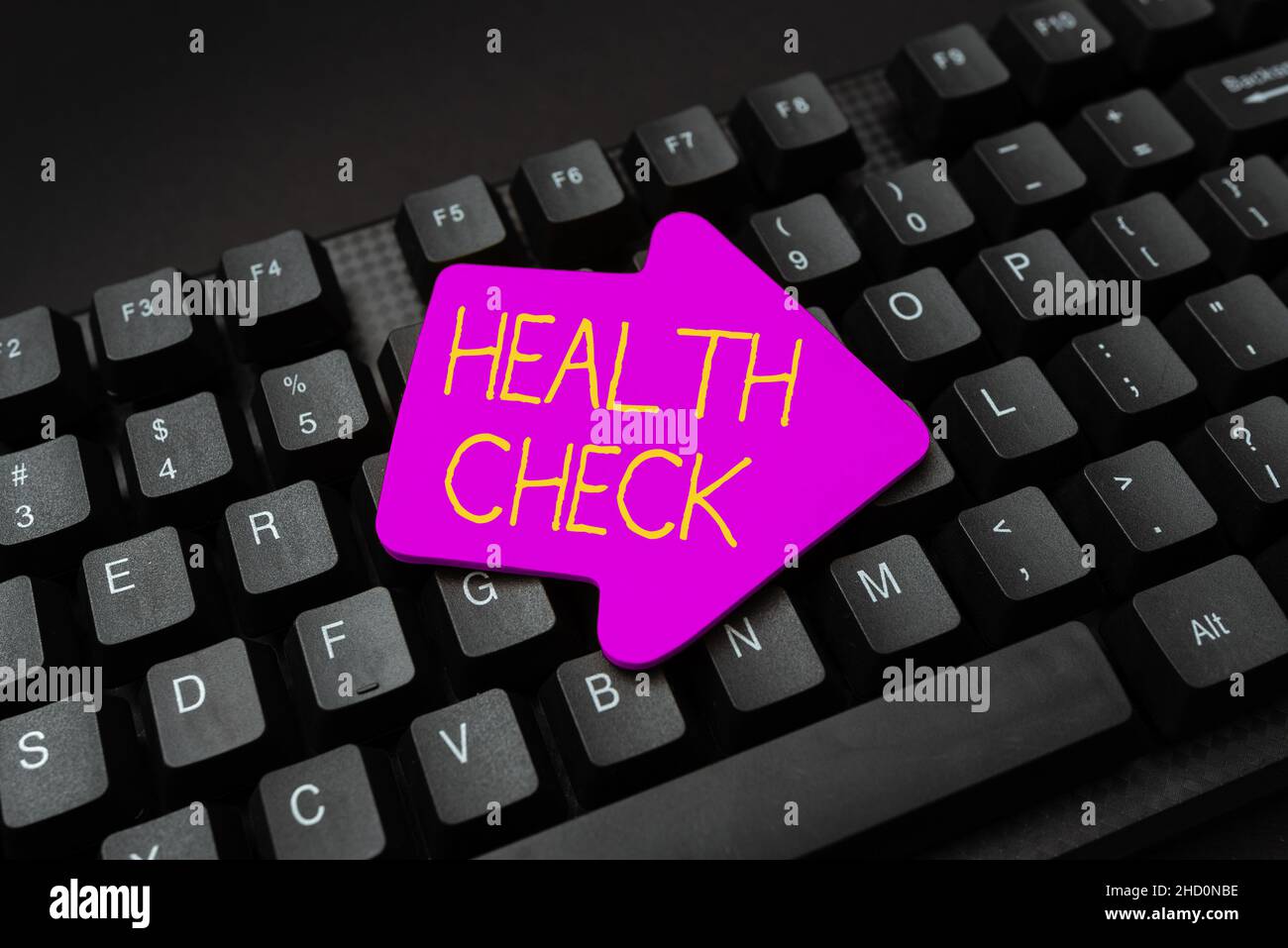 Sign displaying Health Check. Business concept Medical Examination ...