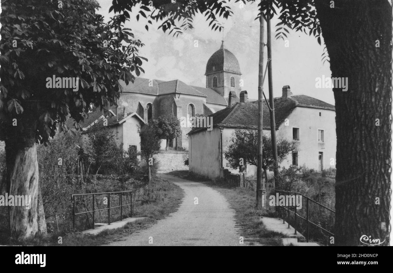 Rioz chemin du lavoir 1918 Stock Photo - Alamy