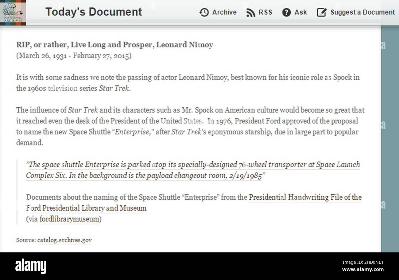 Live long and prosper hi-res stock photography and images - Alamy