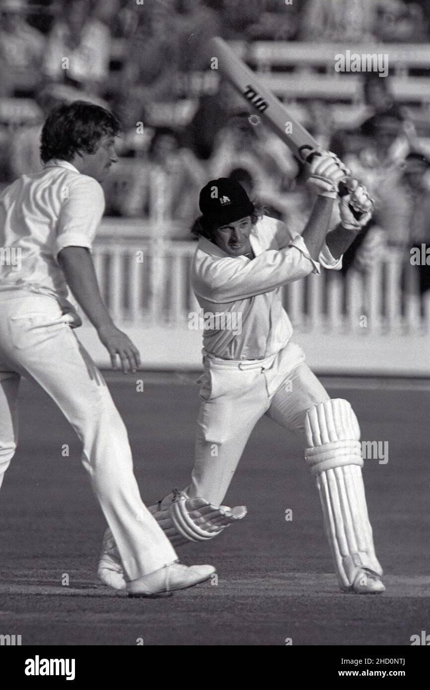 Geoff Howarth (NZ) batting, England vs New Zealand, Third Test, Lord's ...
