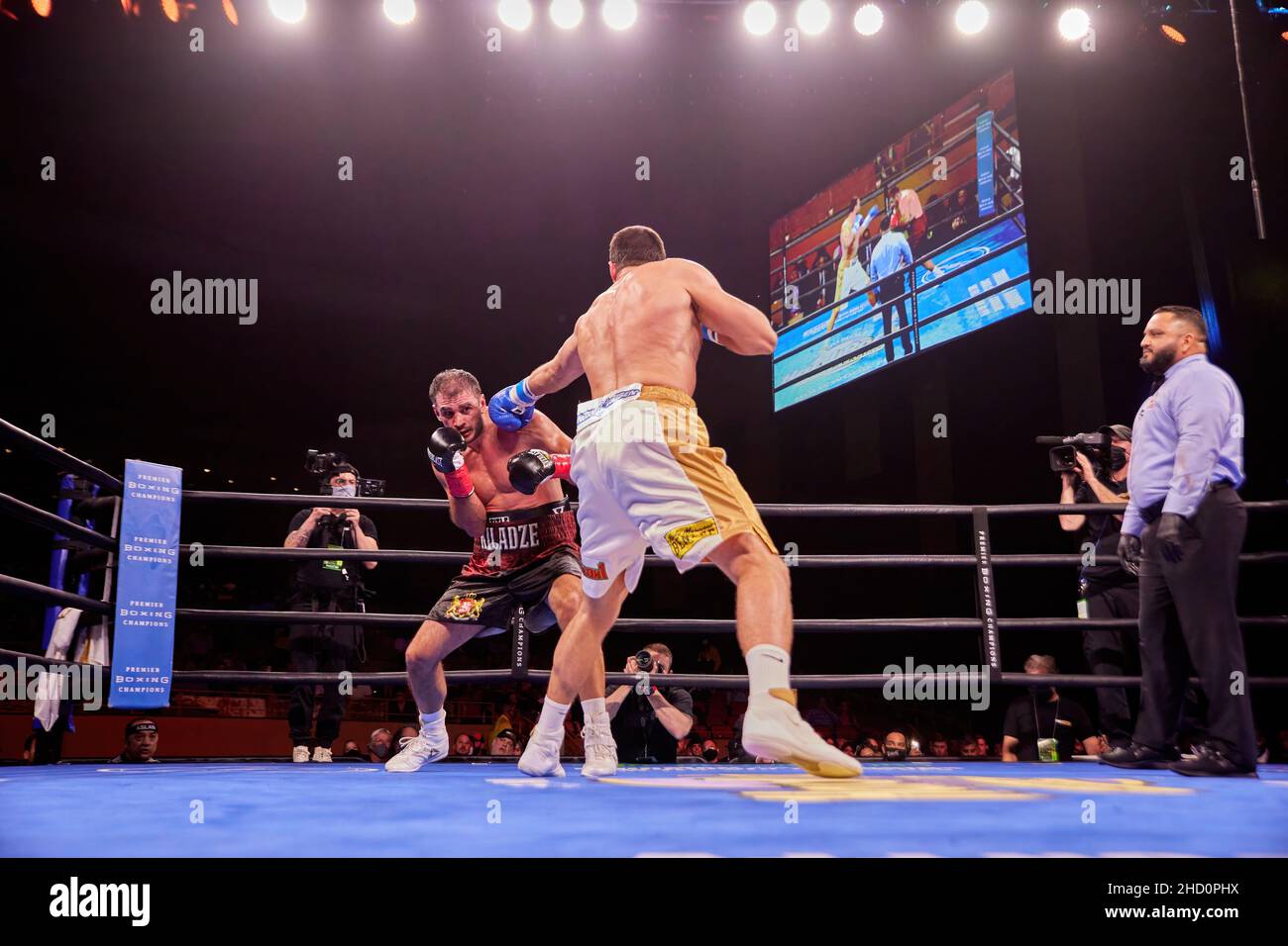Hollywood, Florida, USA. 1st January, 2022. Viktor Faust vs Lago ...
