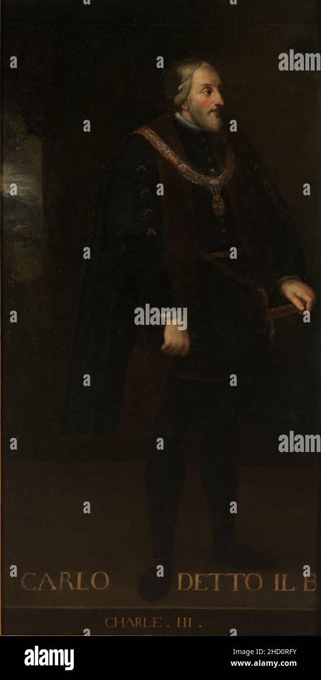 Ritratto di Carlo III Stock Photo - Alamy