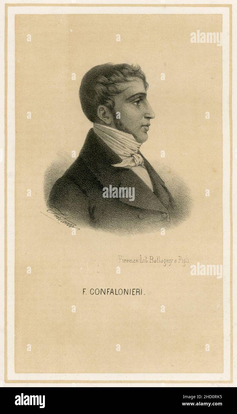 Ritratto di Federico Confalonieri Stock Photo - Alamy