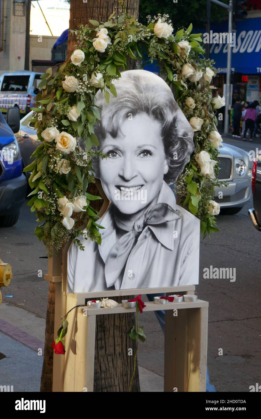 Los Angeles, California, USA 1st January 2022 Actress Betty White's ...
