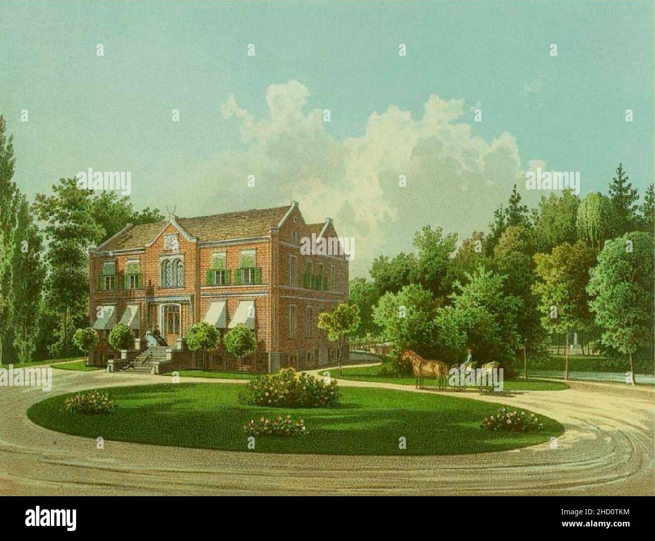 Rittergut Megow Sammlung Duncker Stock Photo - Alamy