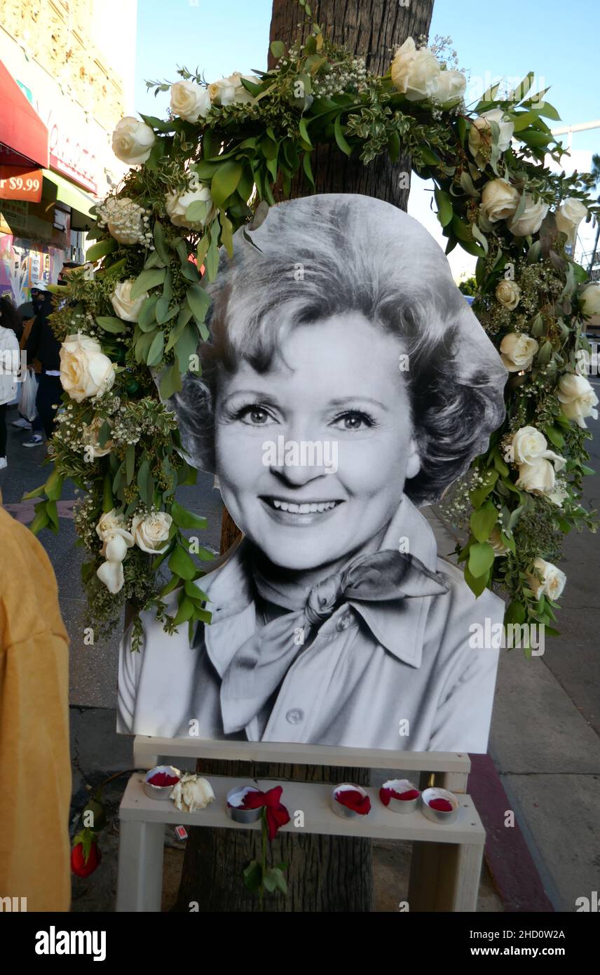 Los Angeles, California, USA 1st January 2022 Actress Betty White's ...