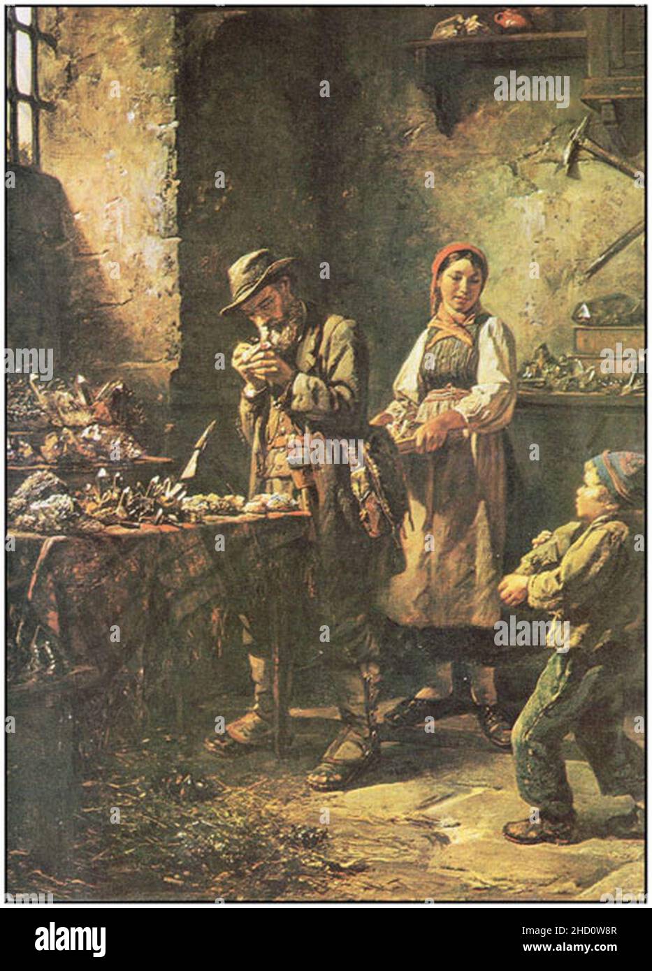 Ritz, Raphael - Der Mineraloge - 1883 Stock Photo - Alamy