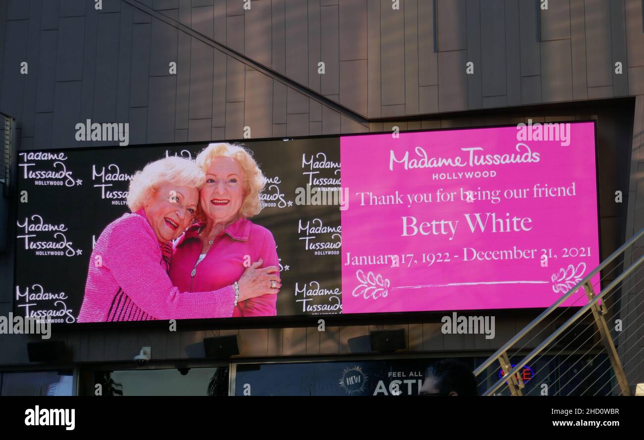 Los Angeles, California, USA 1st January 2022 Actress Betty White's ...