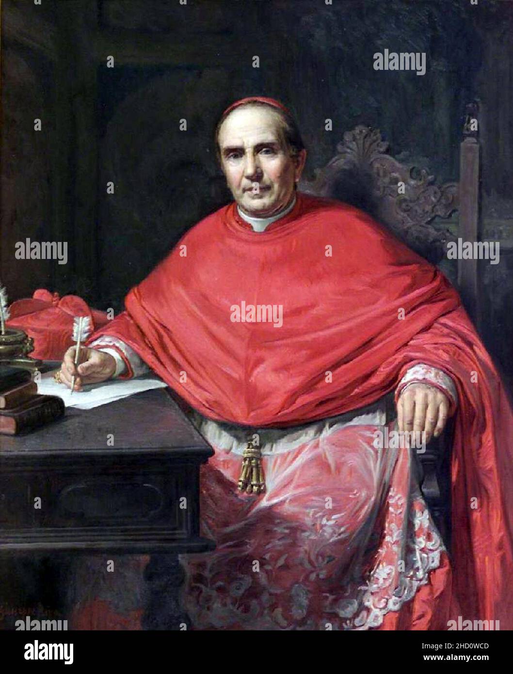 Riva G. (1901) - Ritratto del cardinale Cavagnis Stock Photo - Alamy