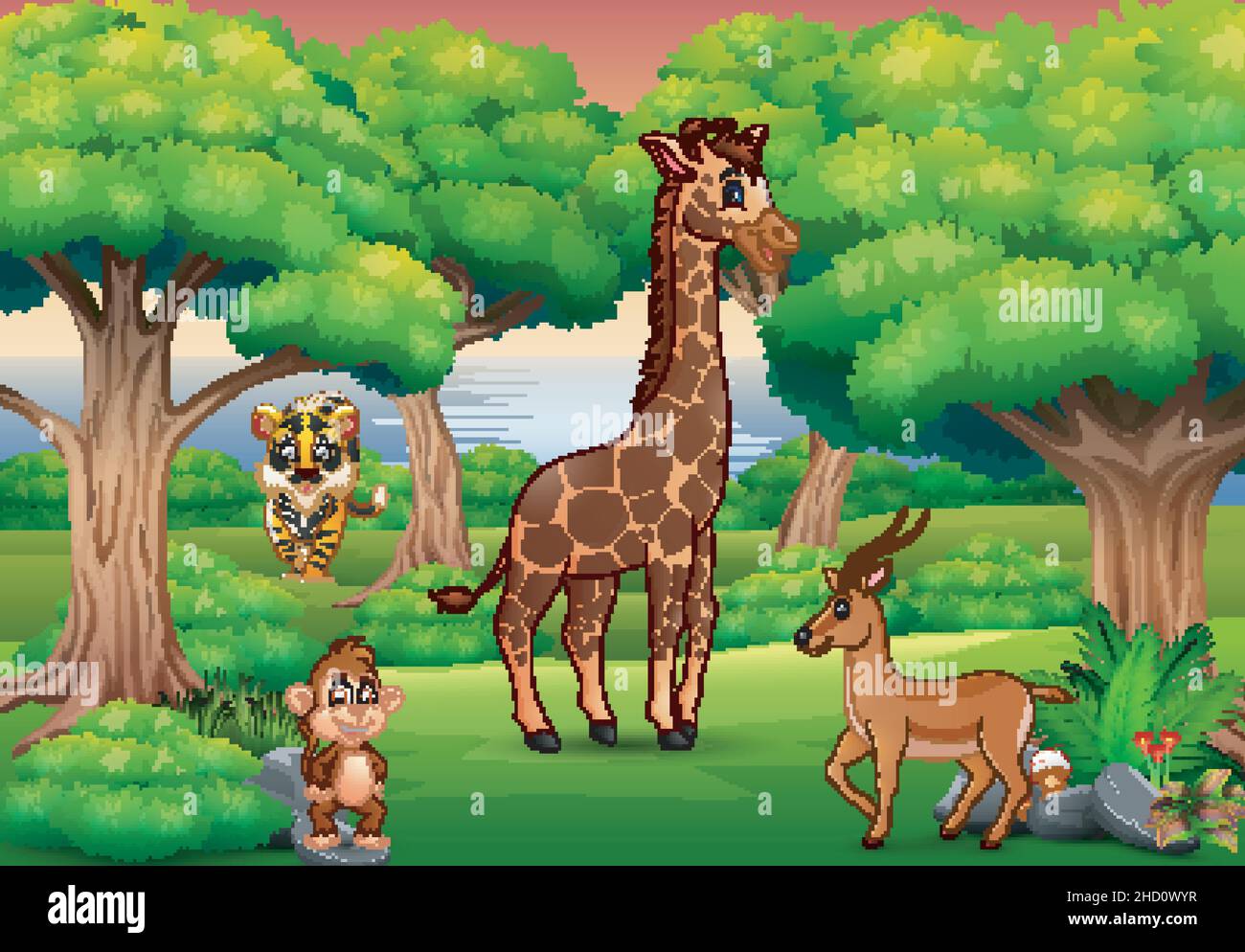 Wild plant on ground Stock Vector Images - Alamy