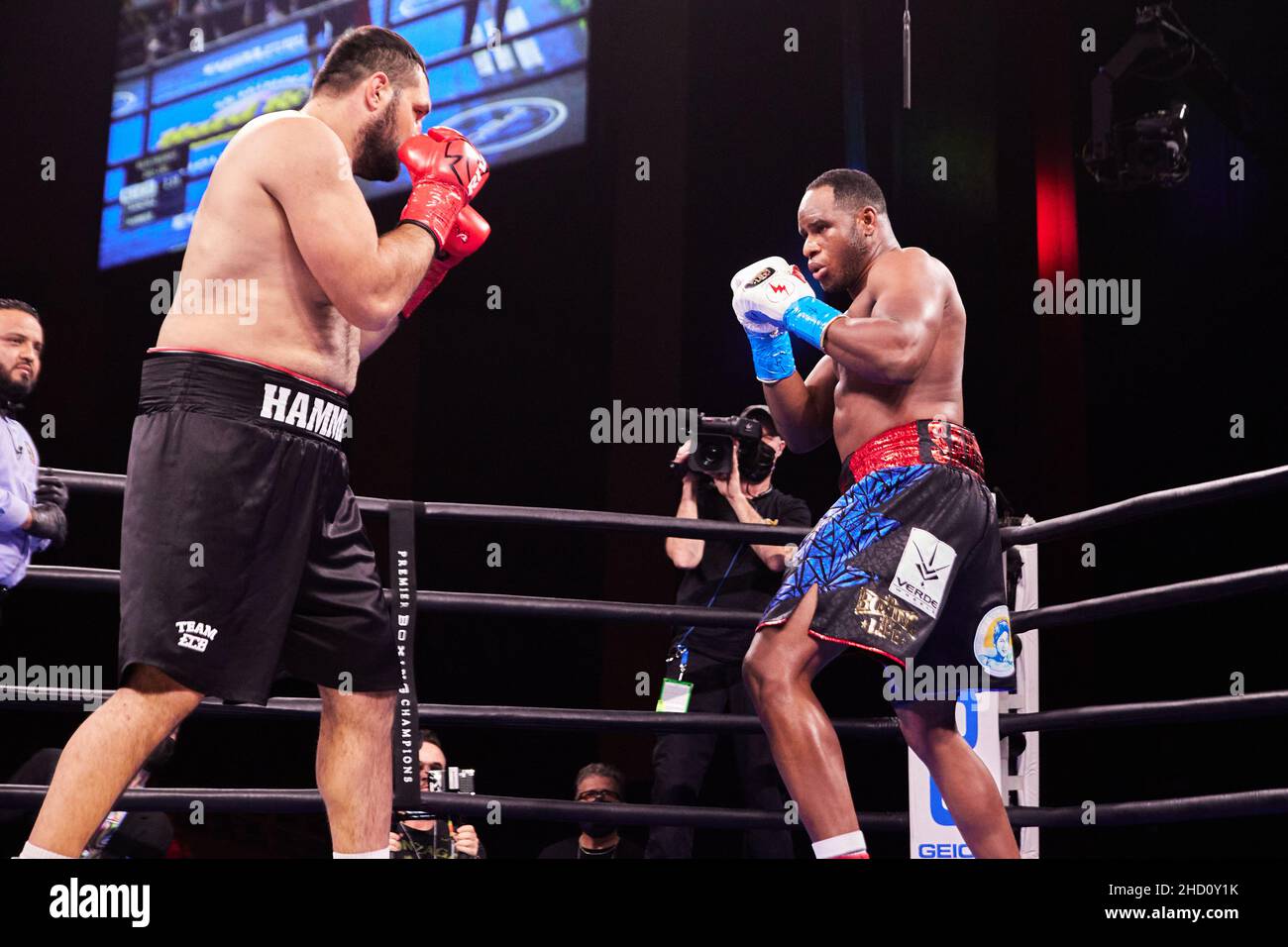 Hollywood, Florida, USA. 1st January, 2022. Frank Sanchez vs Christian ...