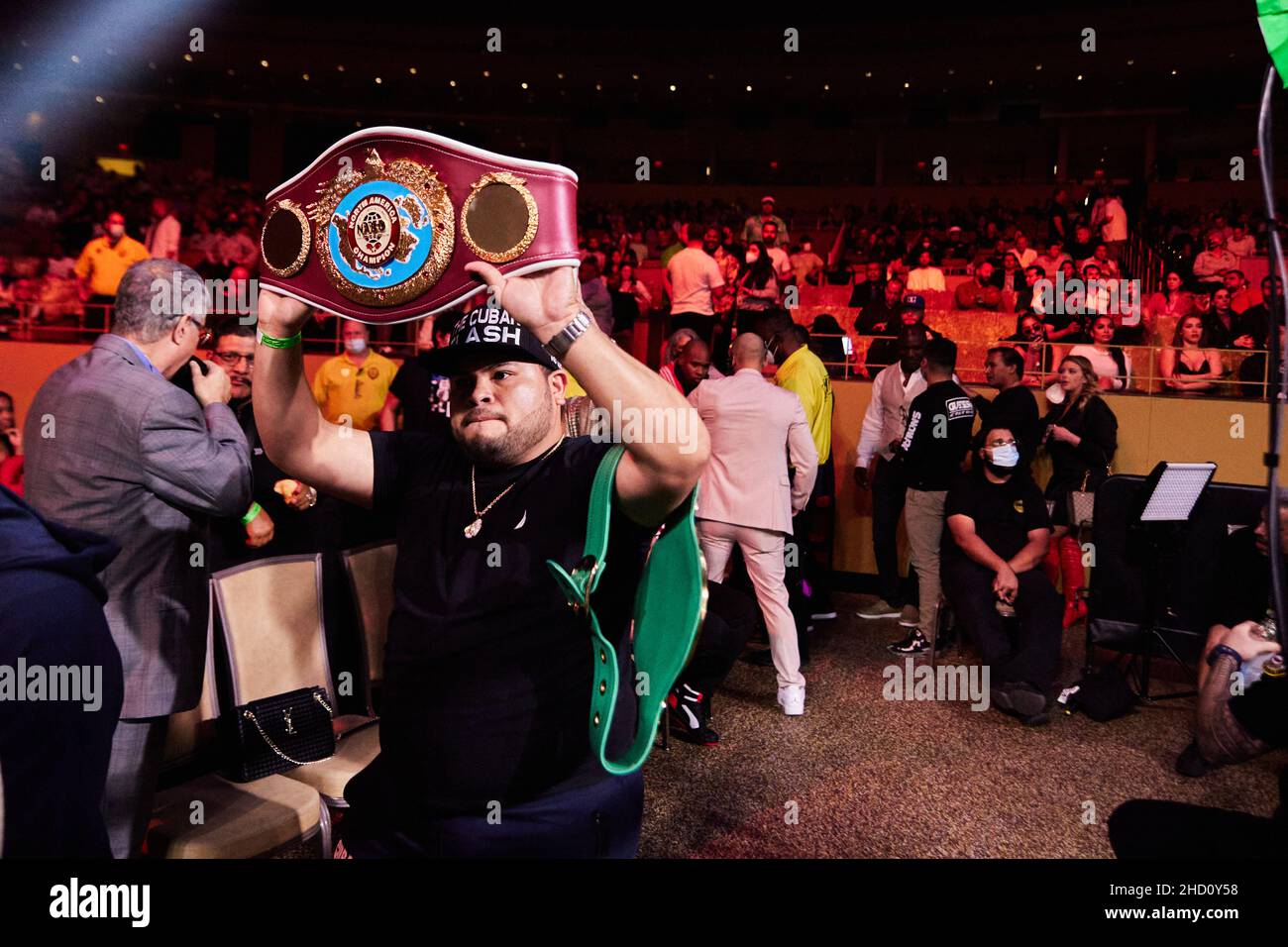 Hollywood, Florida, USA. 1st January, 2022. Frank Sanchez vs Christian ...
