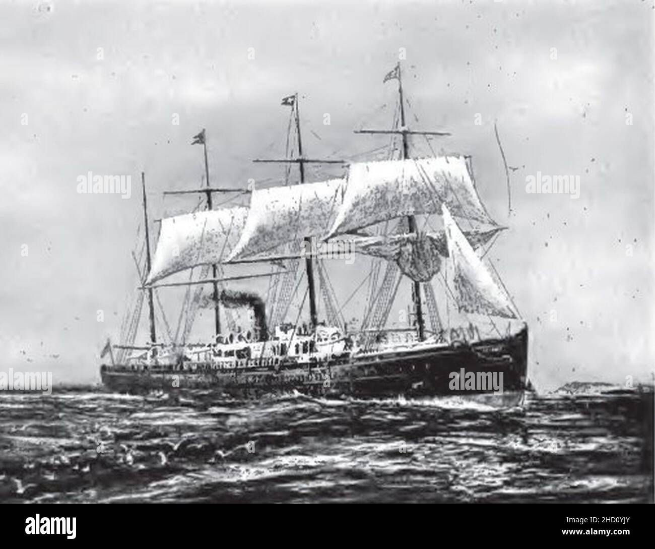 RMS Oceanic (1870 Stock Photo - Alamy