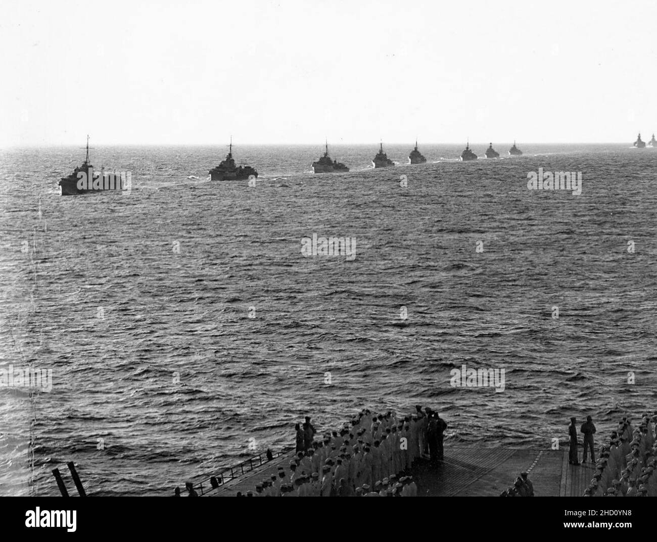 RN Eastern Fleet destroyers 1944 Stock Photo - Alamy